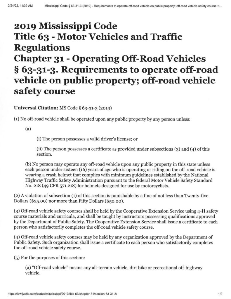 City Ordinances - Quitman, Mississippi