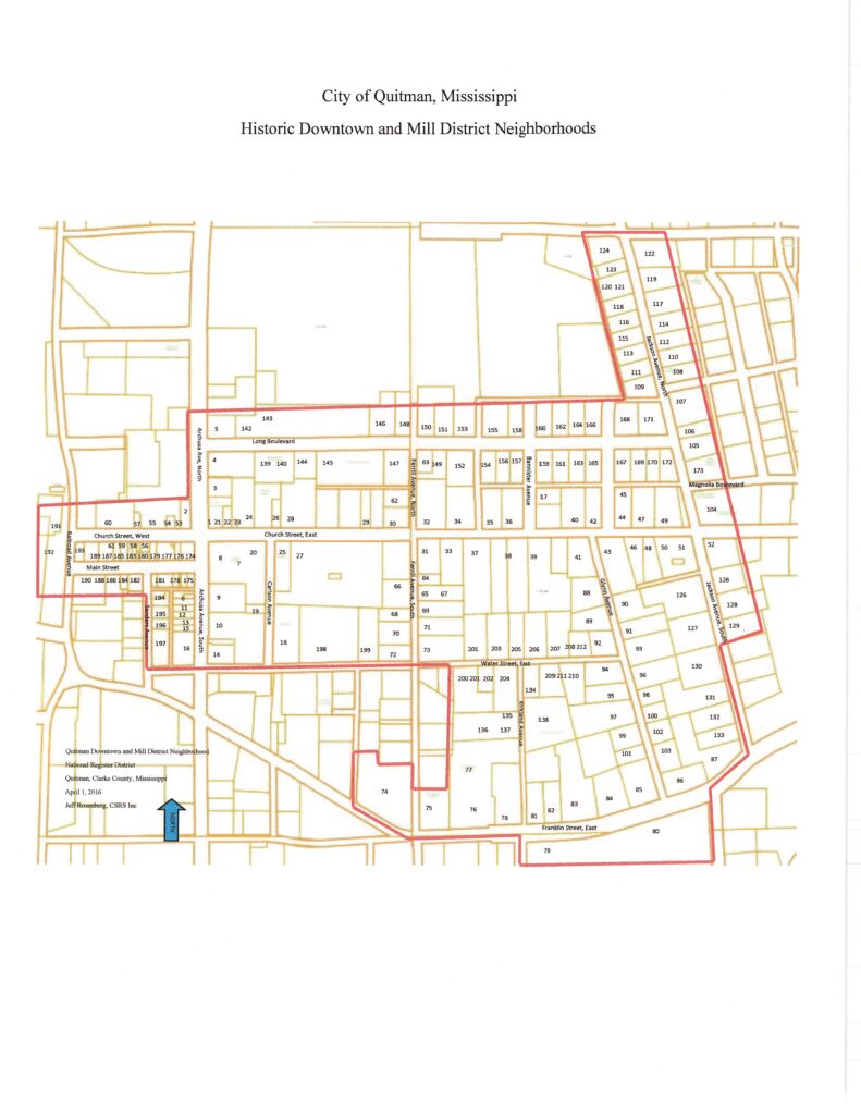 Historic Preservation Commission - Quitman, Mississippi