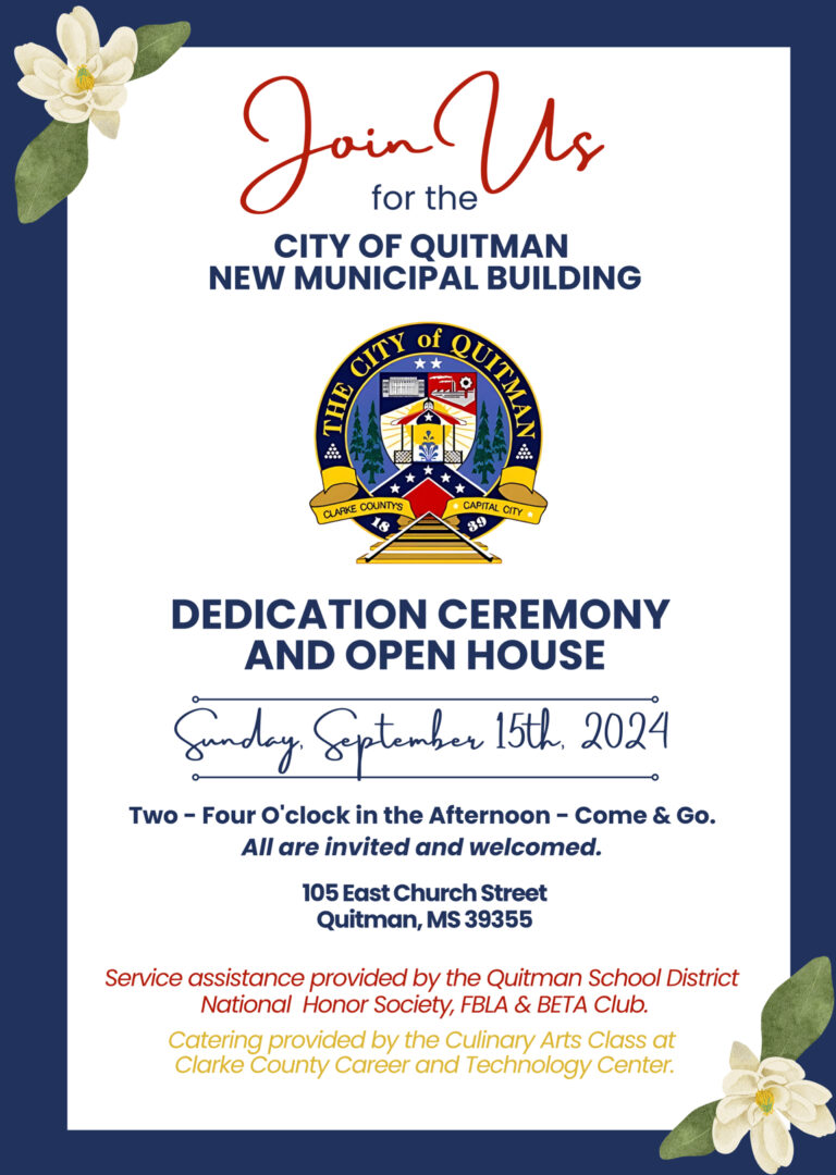 Welcome to The City of Quitman - Quitman, Mississippi